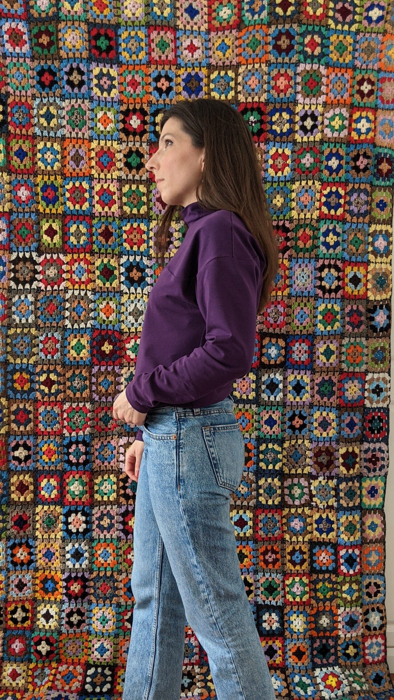 Patron de sous pull col cheminée - VAGUE - CAMIMADE