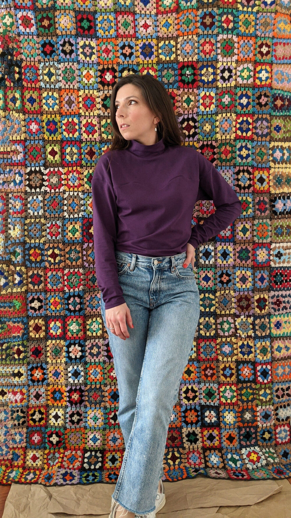 Patron de sous pull col cheminée - VAGUE - CAMIMADE