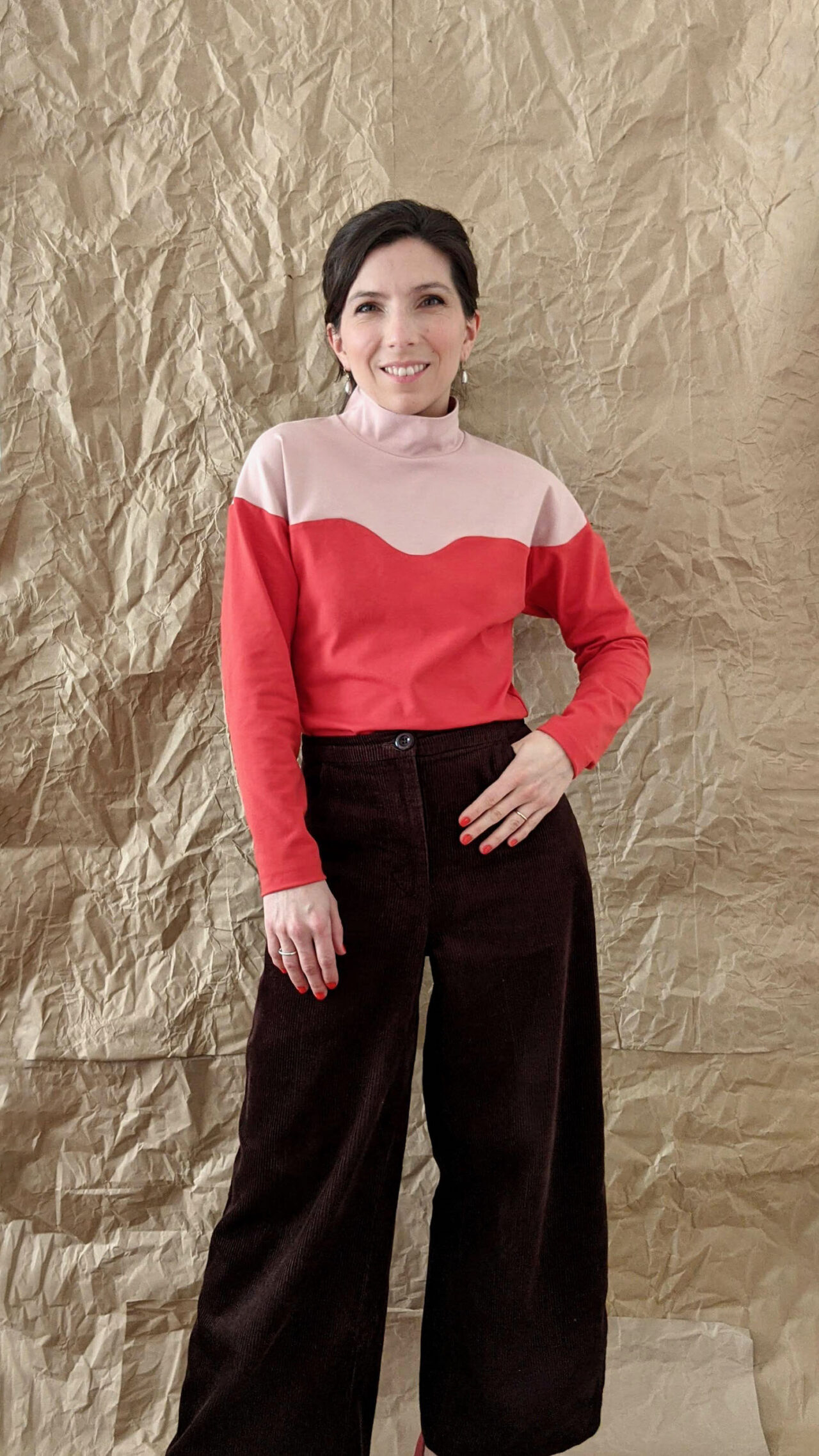 Patron de sous pull col cheminée - VAGUE - CAMIMADE