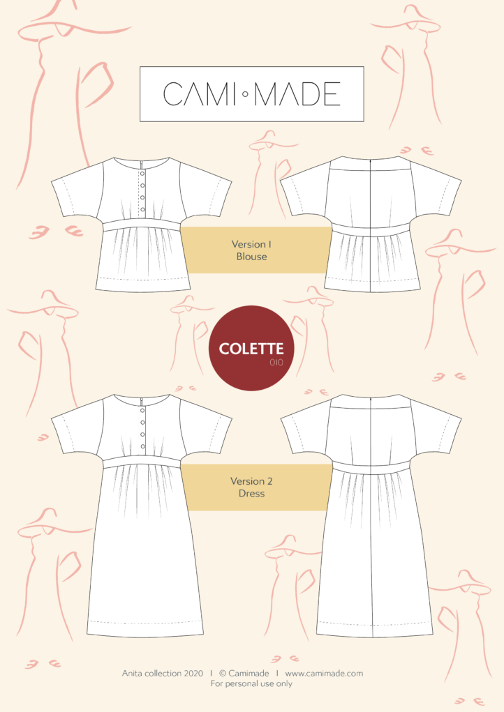 Tips to sew the Colette pattern - CAMIMADE